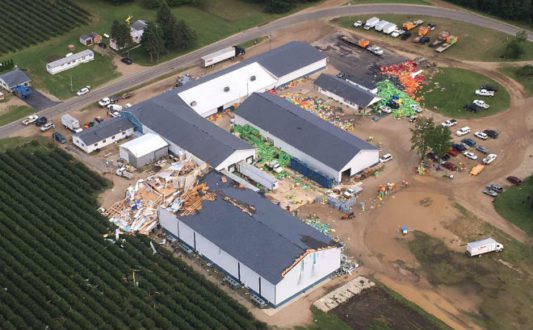 True Blue Farms bouncing back from tornado damage - Fruit Growers News